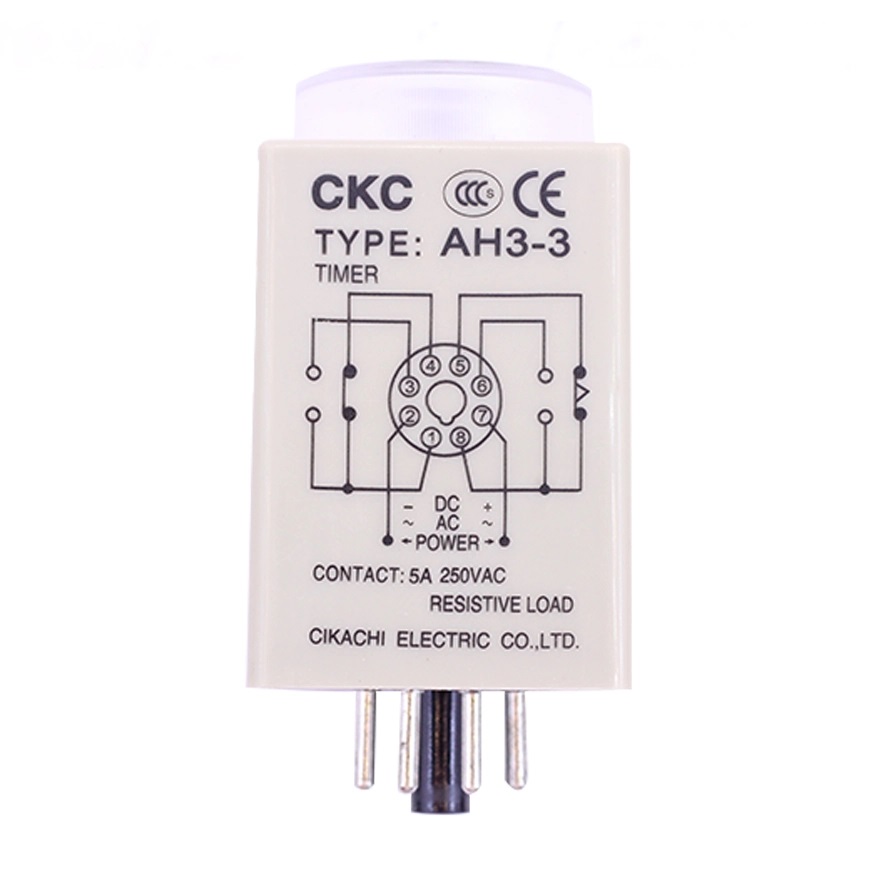 Relay thời gian CKC AH3-3 / 5A 220VAC, Timer CKC 220VAC ( 30 giây ...